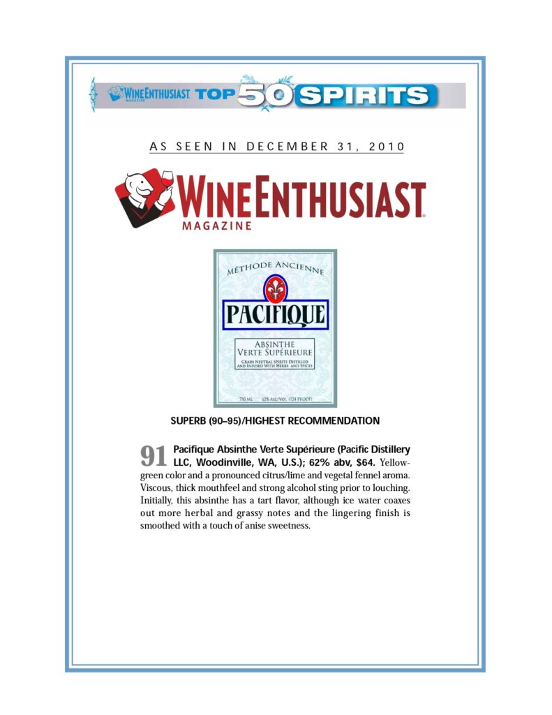 Absinthe | Liquor Store at Pacific Distillery